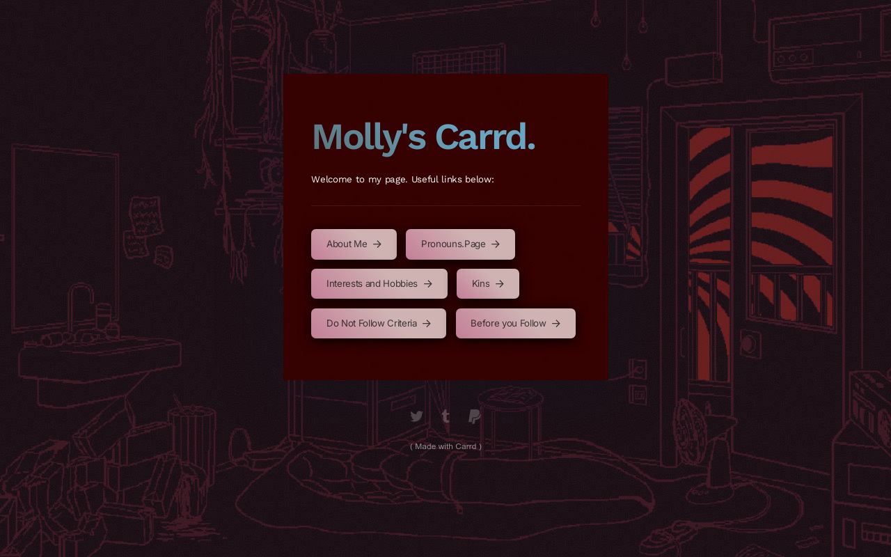 Molly's Carrd.